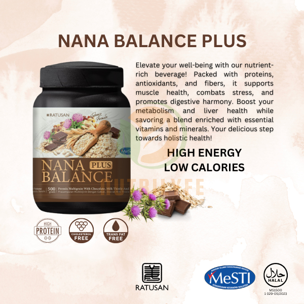 RATUSAN NANA BALANCE PLUS 500g | HALAL CERTIFIED | Shopee Malaysia