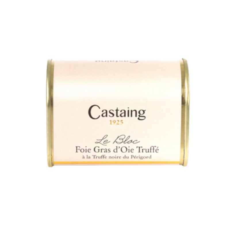 Castaing Block of Goose Foie Gras With Truffle Trapeze Can 130g ...