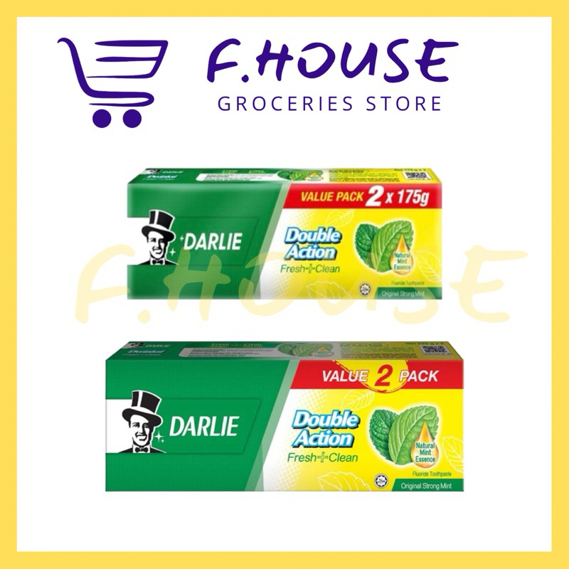 Darlie Double Action Toothpaste (175g x 2’s / 225g X 2’s) [Value Pack ...