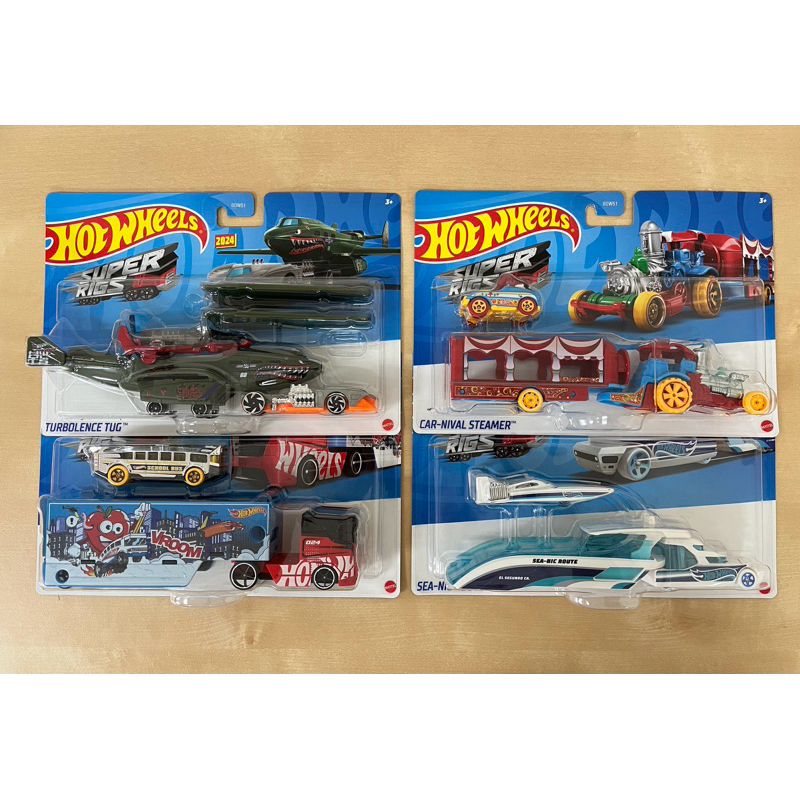 Hot Wheels Super Rigs Batmobile Tug Duck Car-Nival Sea Route Pencil ...