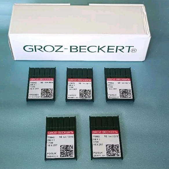[GROZ BECKERT Needle DB, DP] Jarum GROZ BECKERT/ Jarum Mesin Jahit Lurus Industri/ Jarum Mesin ...