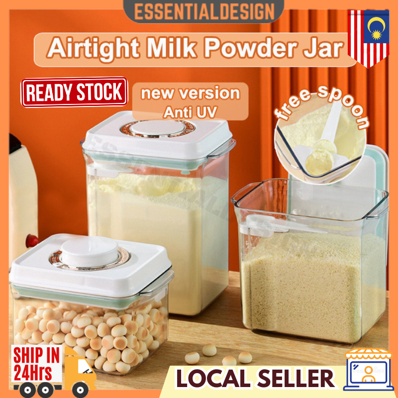 2400ml Baby Milk Powder Container with Date Portable Airtight Milk ...