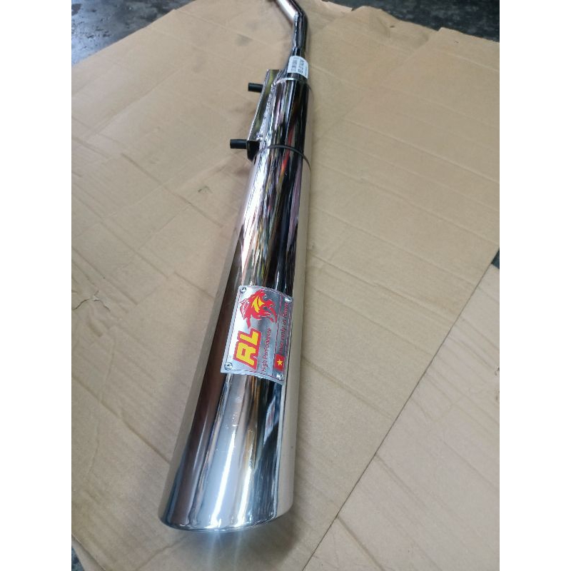 EX5/DREAM/Exhaust Pipe Racing RED LEO 25mm/28mm OPEN Cutting STD ekzos muffle exzos BIG CON ...