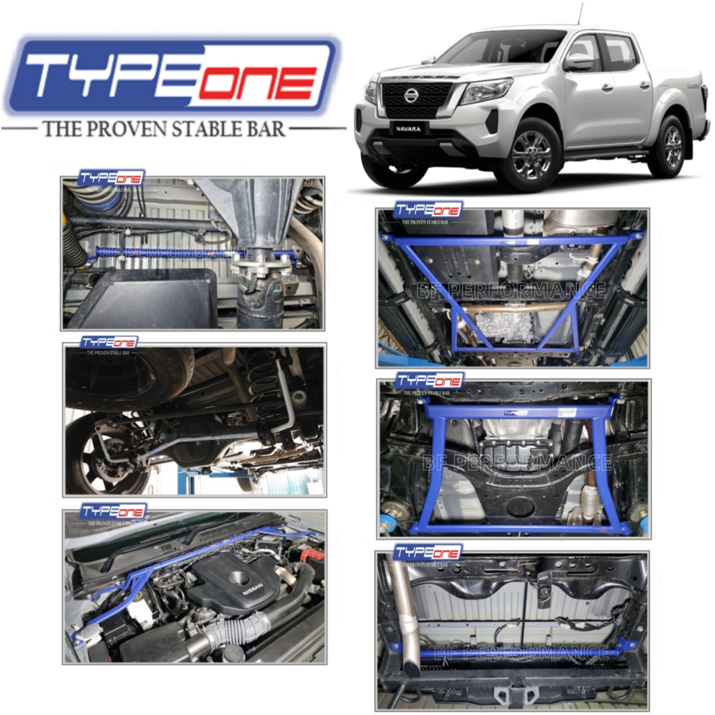 TYPE ONE Nissan Navara NP300 2015-2020 2.5 STRUT BAR ANTI ROLL BAR ...