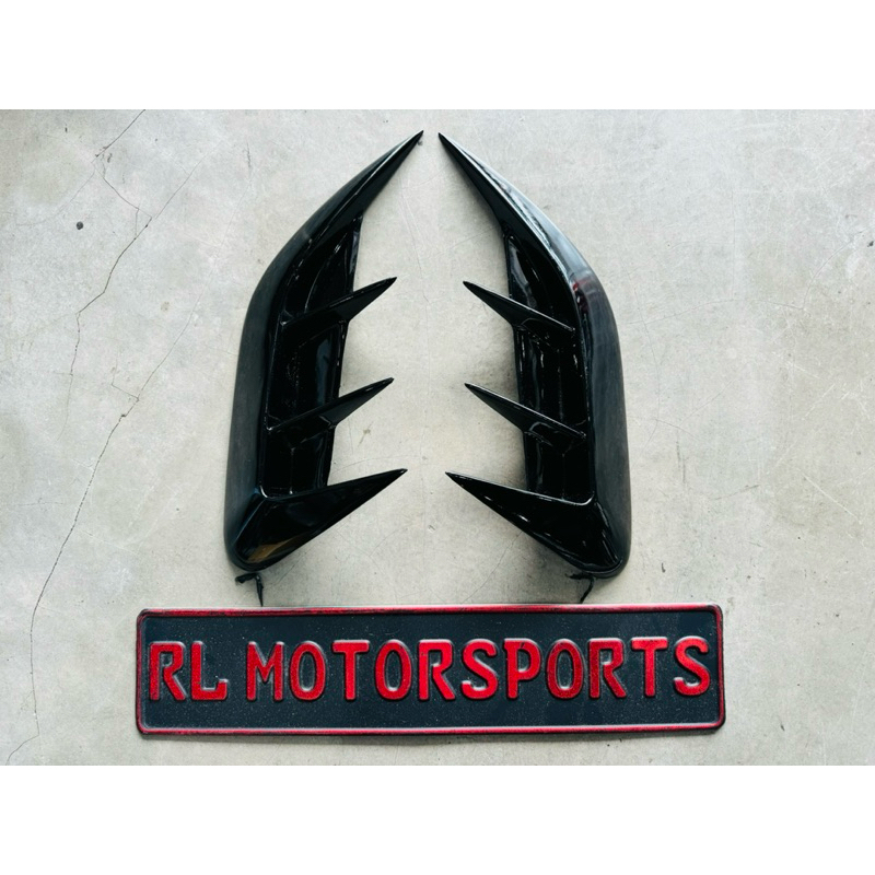 Lexus RX350 RX500h RX 2023 2024 2025 rear bumper side canard air duct ...