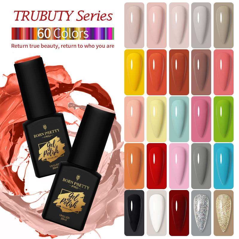 BORN PRETTY Nail Gel for Manicure 15ml Gel Nail Polish Soak Off Gel ...