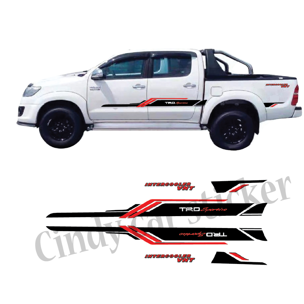 Body Sticker/Side Body Lining Toyota Hilux 9 TRD SPORTIVO (3.0 ...