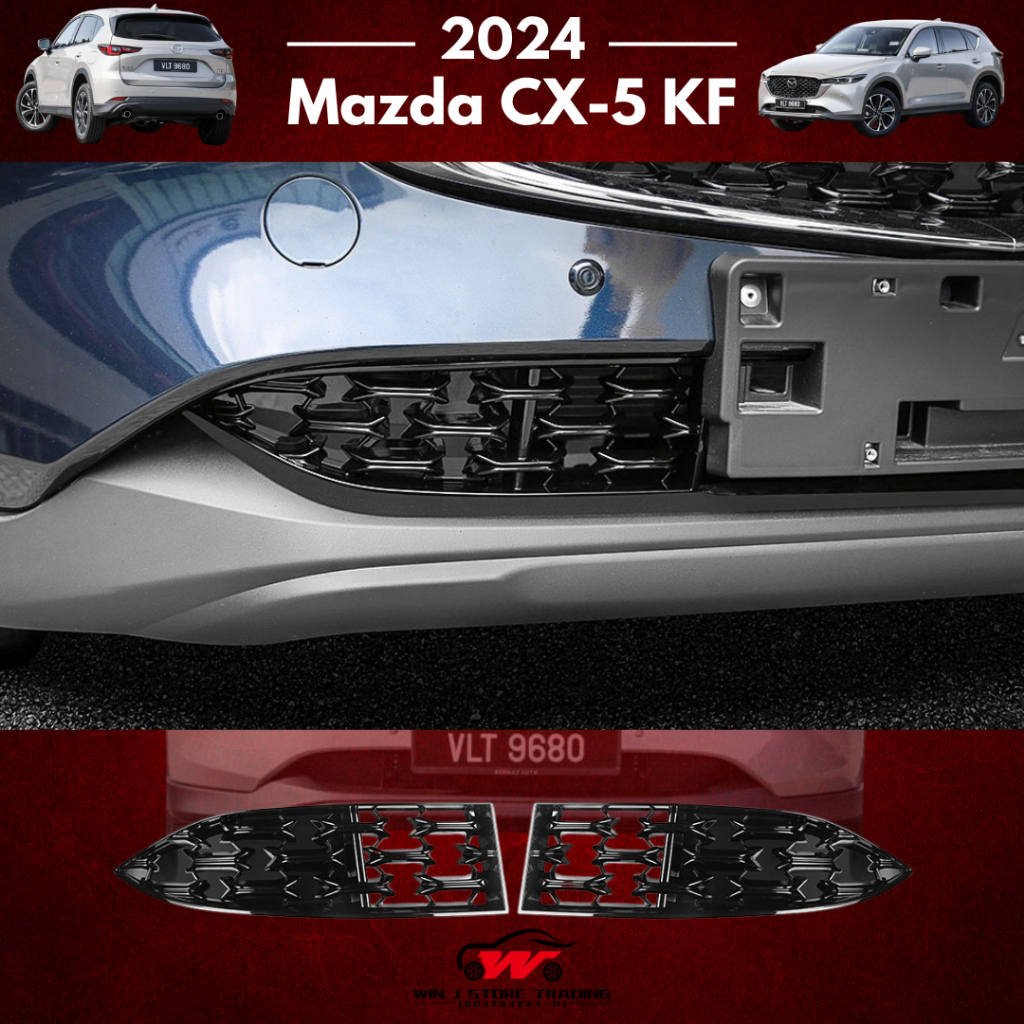 Mazda Cx5 KF CX-5(2nd Gen) 2024 Facelift Front Bumper Lower Grille Mesh ...