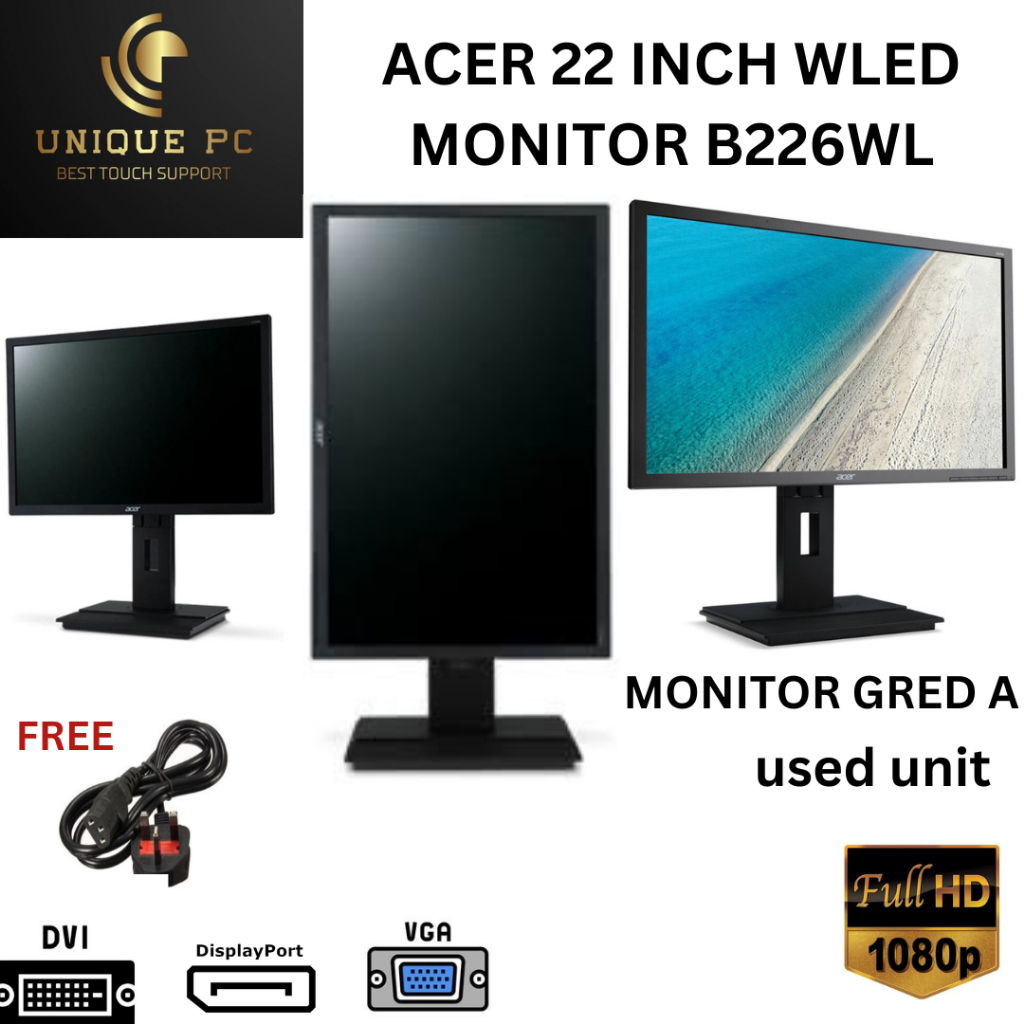 [USED] , ACER LCD / LED ' ~ 22' Desktop Monitor | Shopee Malaysia