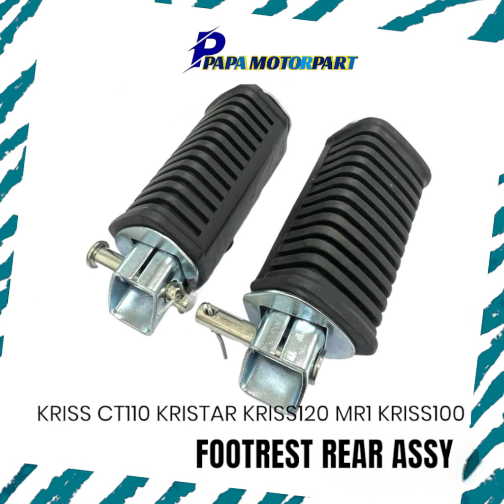 MODENAS KRISS KRISS 2 110 KRISTAR KRISS 110 120 CT110 MR1 KRISS100 REAR FOOTREST STAY PIJAK KAKI ...