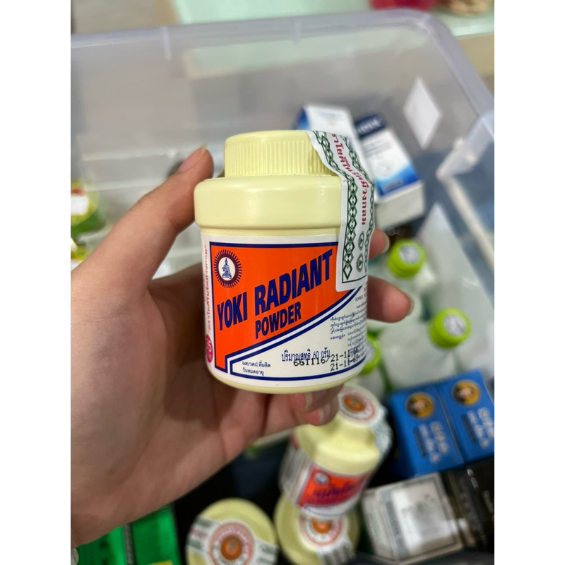 🇹🇭YOKI RADIANT POWDER 100g- 皮疹/瘙痒/身体异味/脚臭 | Shopee Malaysia