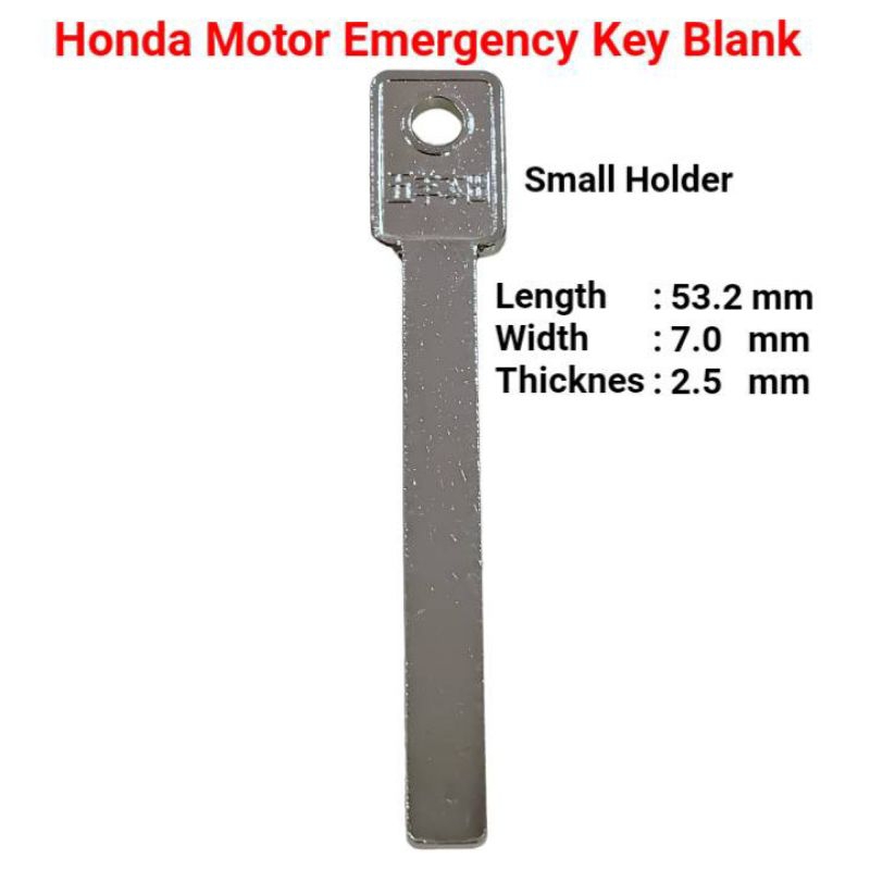 Honda SYM motorcycle emergency key blank | Shopee Malaysia