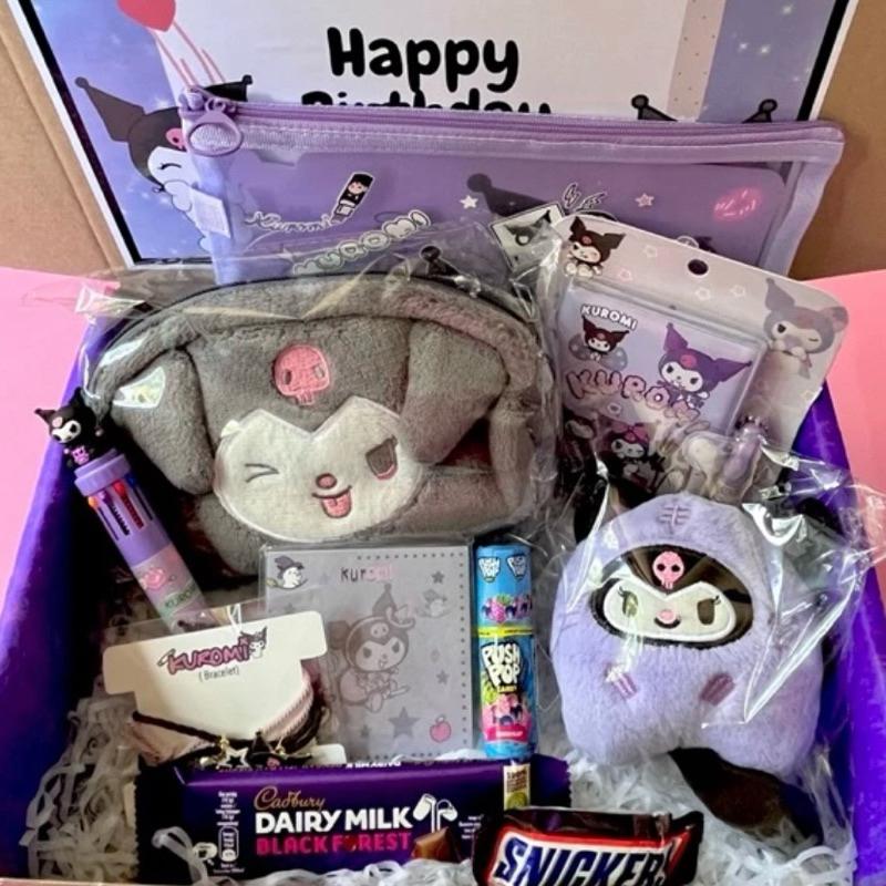 Kuromi gift set for children, Kuromi, gift set , Hadiah budak perempuan ...