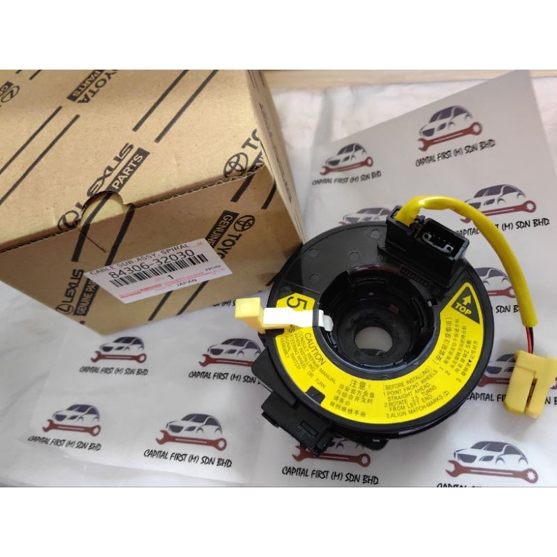 TOYOTA CAMRY ACV30 ESTIMA ACR30 ALTIS ZZE122 (OLD MODEL) CLOCK SPRING ...