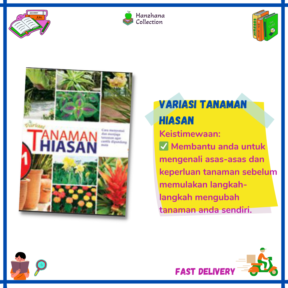 Buku Variasi Tanaman Hiasan by Abu Bakar Mat Daud | Shopee Malaysia