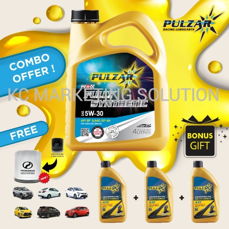 [COMBO] Myvi 3rd Gen Alza 2019 Axia Bezza Aruz Fully Synthetic Engine ...