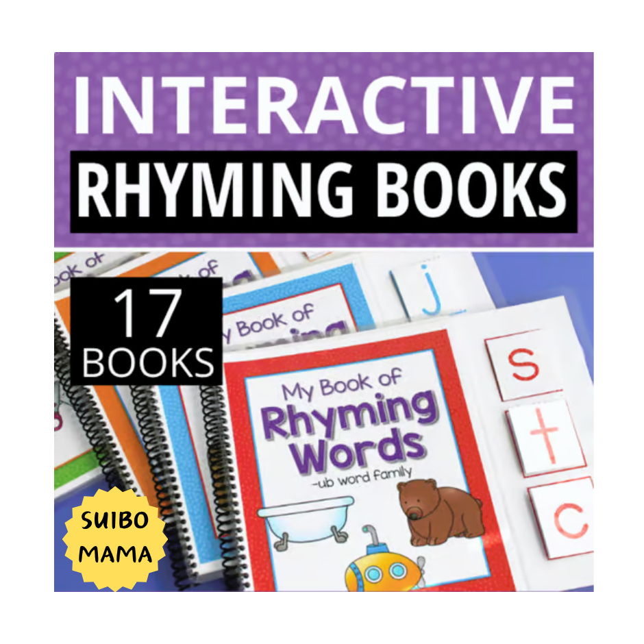 A582 – [PDF] Interactive Rhyming Books 17 sets 68 pages - english cvc ...