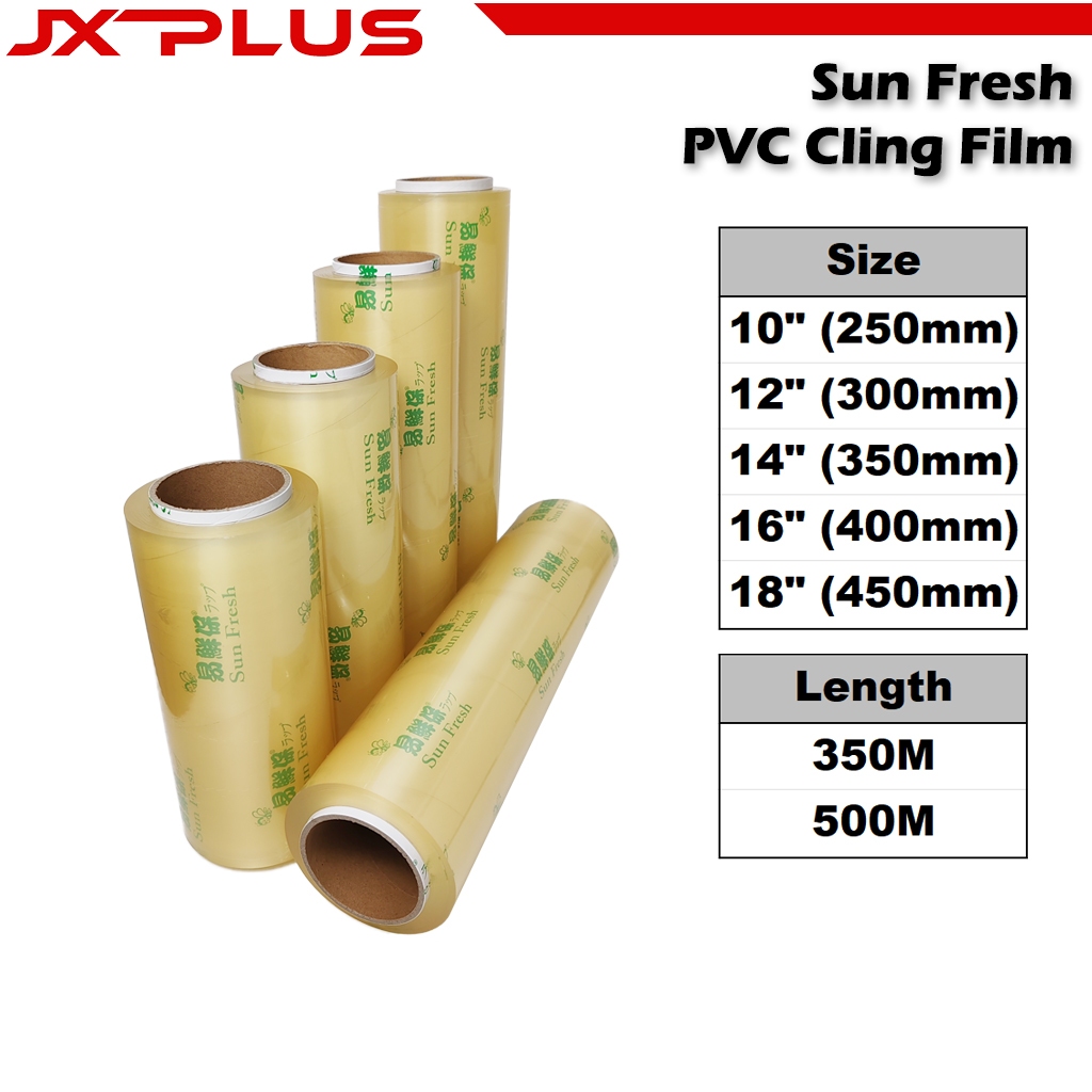 Sunfresh PVC Film Cling Film Food Wrap Plastic Wrap Pembalut Makanan 10 ...