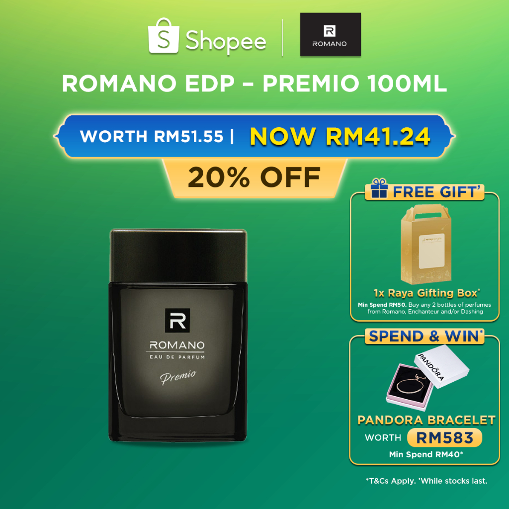 ROMANO EDP - Premio 100ml | Modern Perfume | Long Lasting | MEN ...