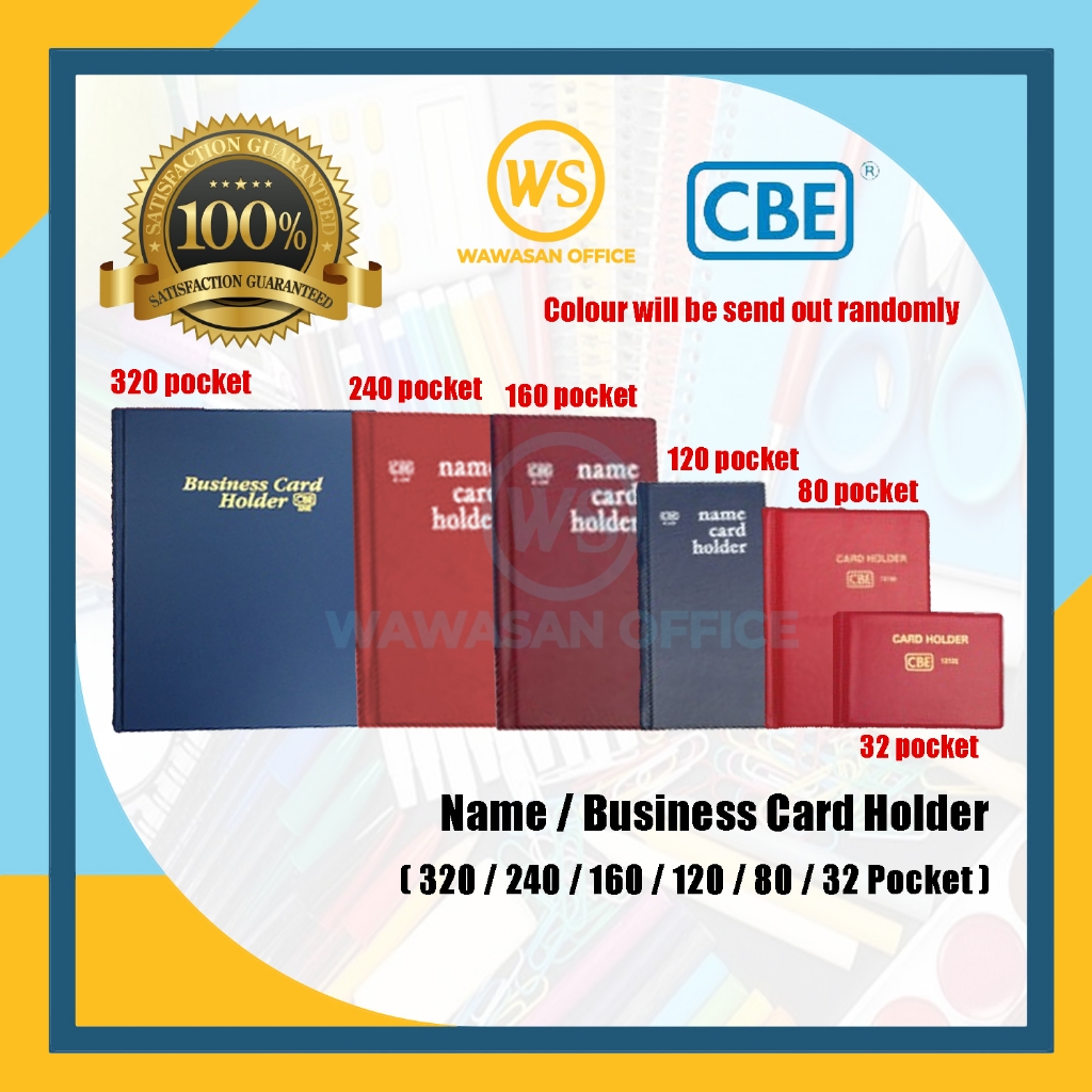CBE Name Card Holder Book / Business Card Holder / Name Card Case ...