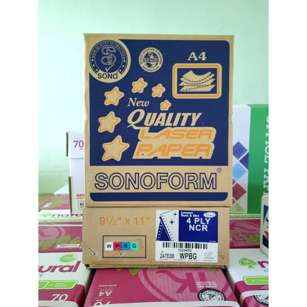 Sonoform 4ply (W/P/B/G) Computer form/ paper 9.5" x 11" | Shopee Malaysia