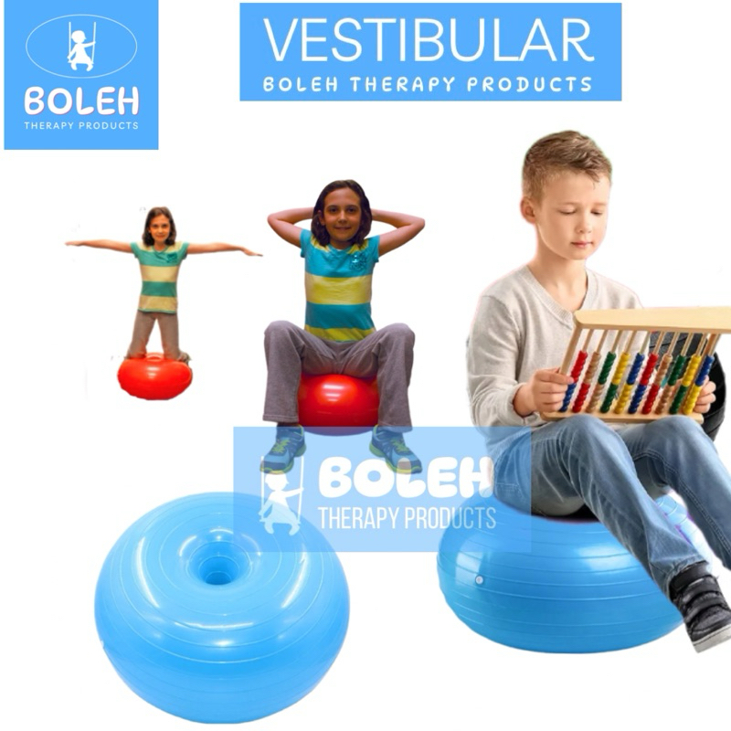 BOLEH Doughnut Ball 50cm Gymball Core Strength And Vestibular Sensory | Shopee Malaysia
