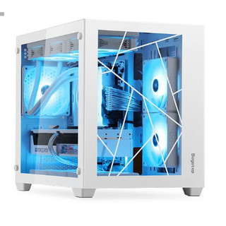 Segotep LUMI II BLACK / LUMI 2 WHITE MATX M-ATX PC Gaming Case Chassis ...