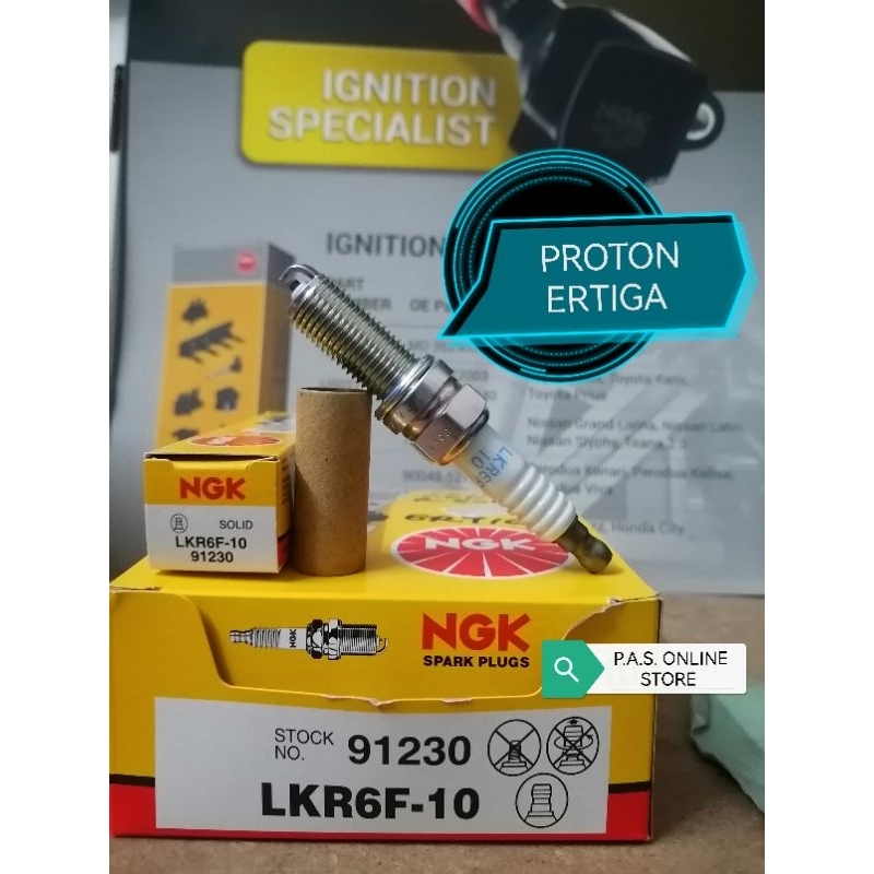 PROTON ERTIGA 1.4 NGK SPARK PLUG LKR6F-10 | Shopee Malaysia
