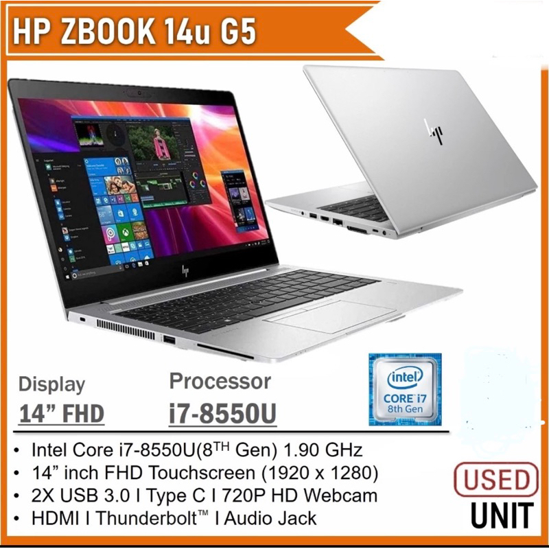 HP Laptop Used Core i5-10Gen Like New Condition i7 / Ram 16GB SSD 256GB Windows 11 Pro ...