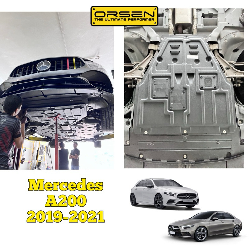 Orsen Shield Mercedes A200 2019-2021 /Engine Cover Undercarriage A200 ...