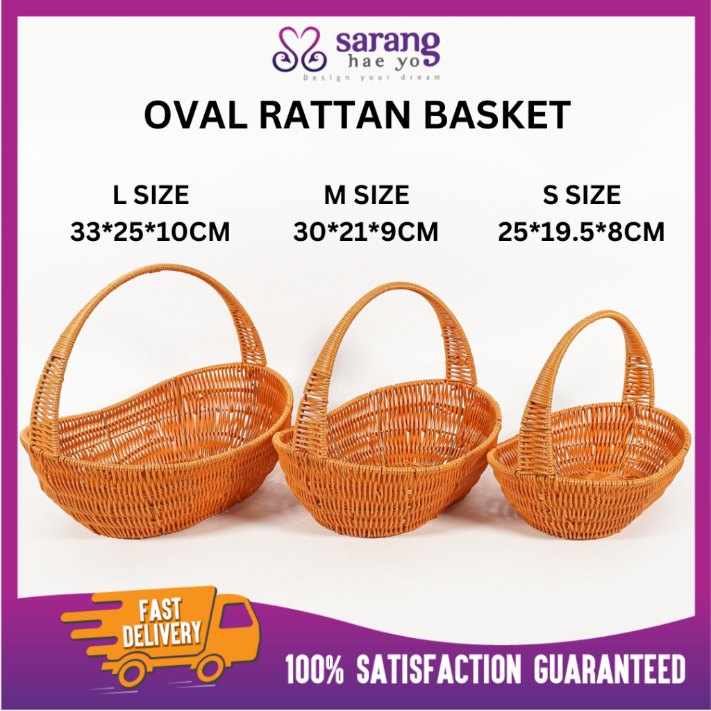 Bakul Rotan Exclusive Hantaran Bakul Buah Orange Bakul Hantaran Rattan ...