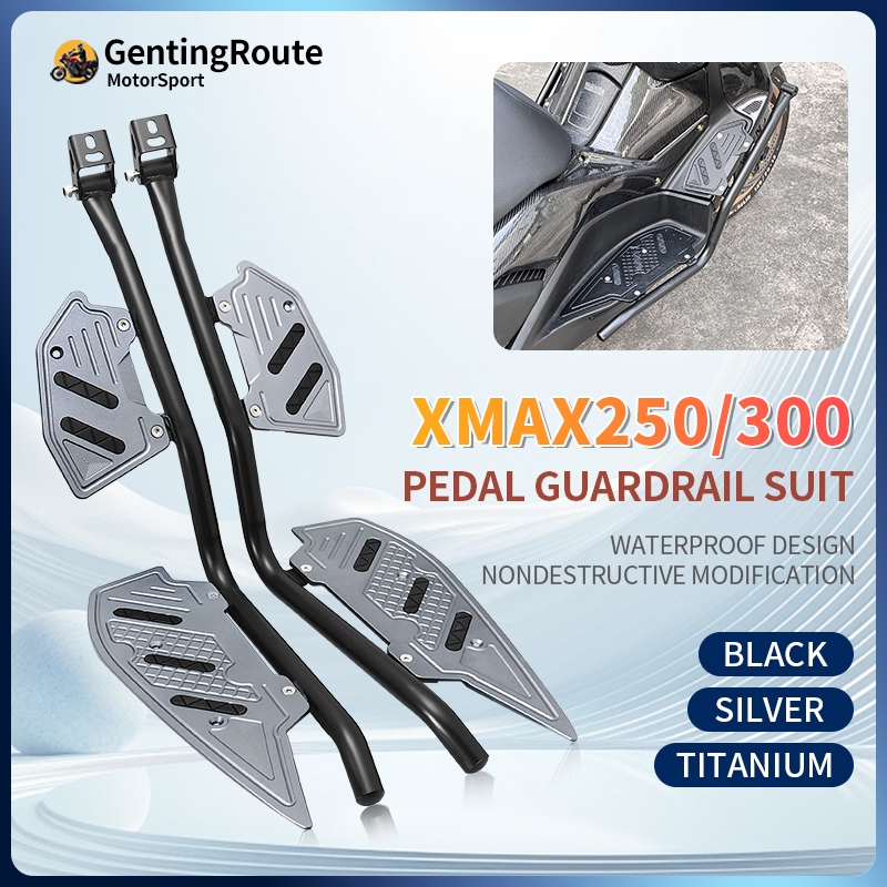 X-max 250 300 Crash Bar Frame Footboard Heavy Duty XMAX V1 V2 Guard ...