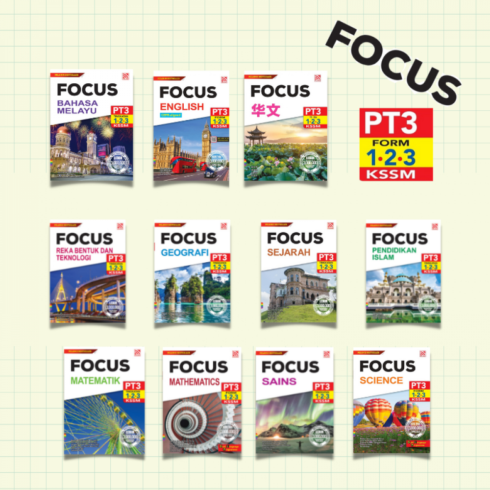 PELANGI - Focus KSSM 2024 / Buku Rujukan Focus PT3 2022 | Shopee Malaysia