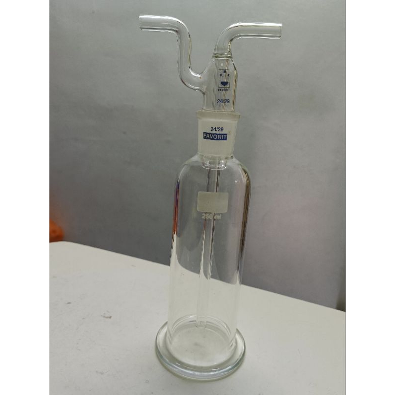 Impinger glass 250ml FAVORIT Glassware Safety environment Gases ...