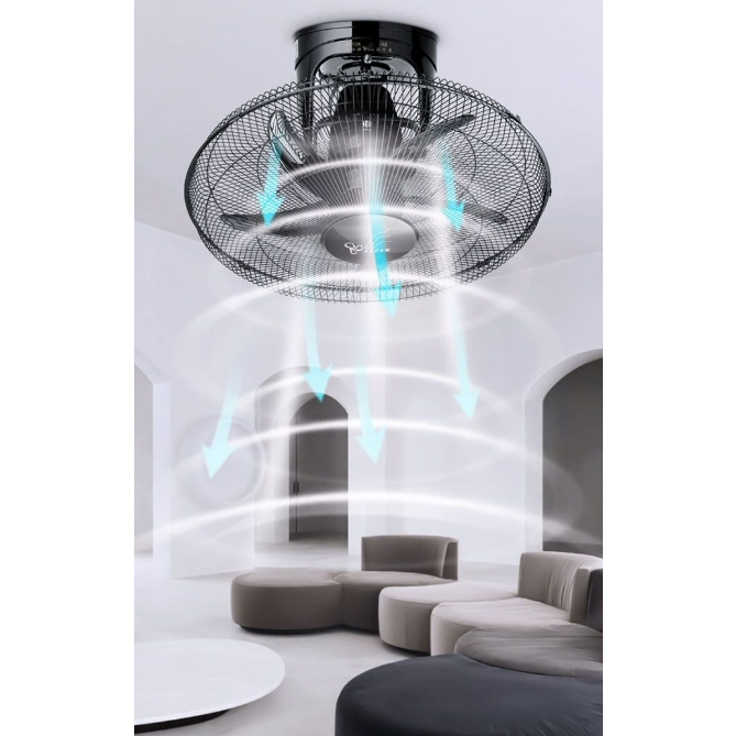 Remote control of large air volume ceiling fan ceiling fan 18 inch 360 ...