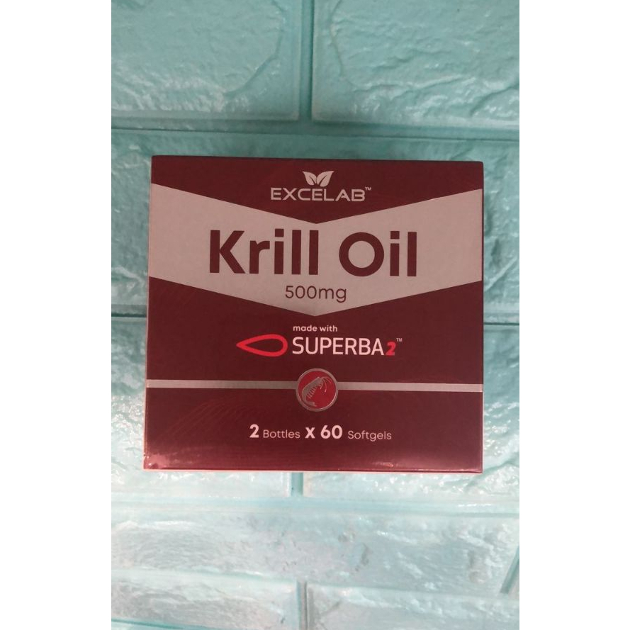 EXCELAB KRILL OIL 500MG (2 X 60's) SOFTGELS | Shopee Malaysia