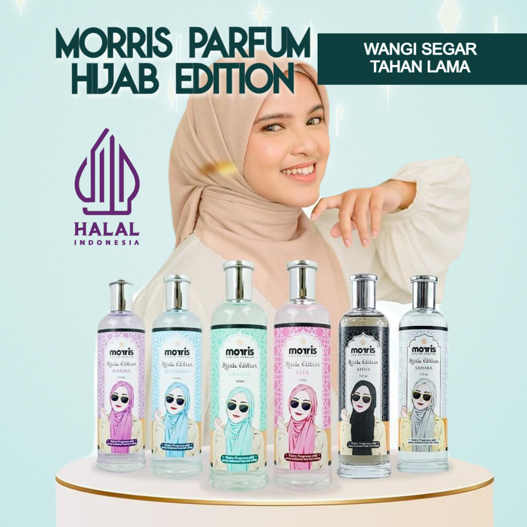 Morris Perfume Tahan Lama Hijab Perfume 110ml Parfume Women Original 6 ...