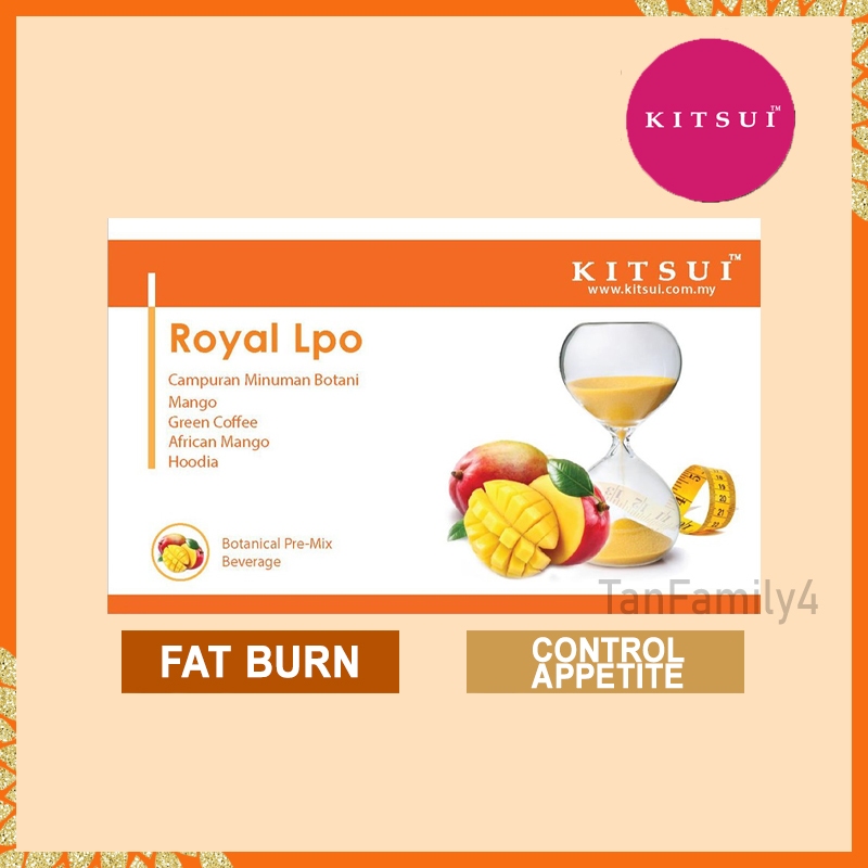Kitsui Royal Lpo (15 sachets x 15g) Mango Shake Botanical Beverage Mix ...