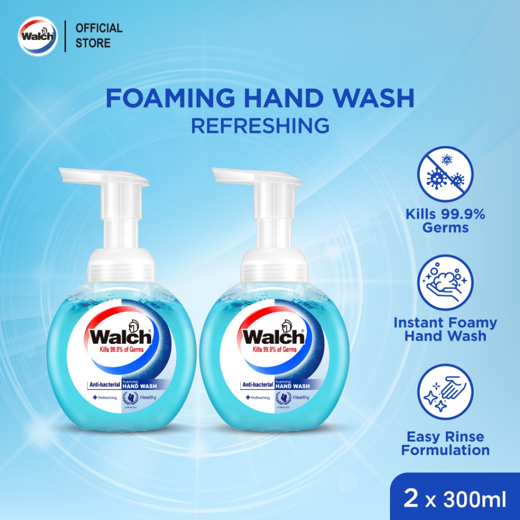 [TWIN PACK] WALCH Foaming Hand Wash (300ml) | Shopee Malaysia