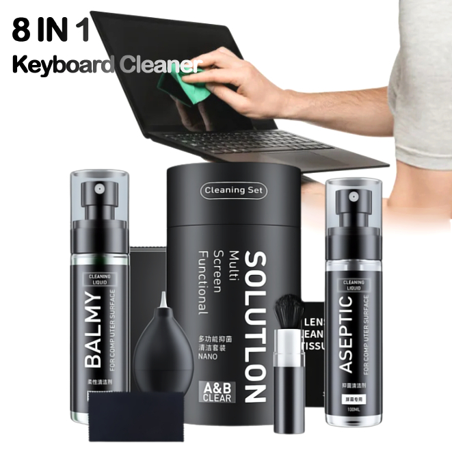 [Ready stock in Malaysia] 8-in-1 cleaning tool set for computer laptop ...