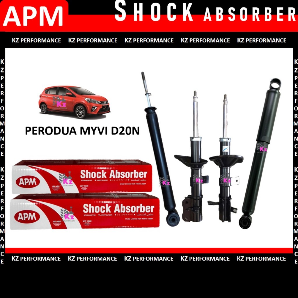 SET [ORIGINAL] APM SHOCK ABSORBER FRONT ABSORBER / REAR ABSORBER ...