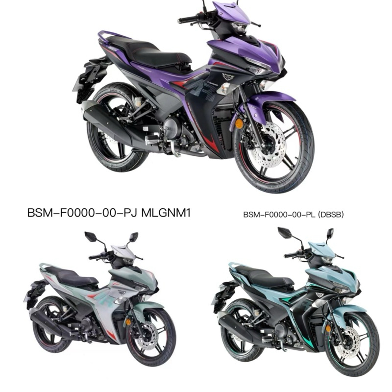 Y16 V2 Y16ZR V2 Y16V2 (DBSB) COVERSET BODY SET COVER SET Y16 ORIGINAL ...