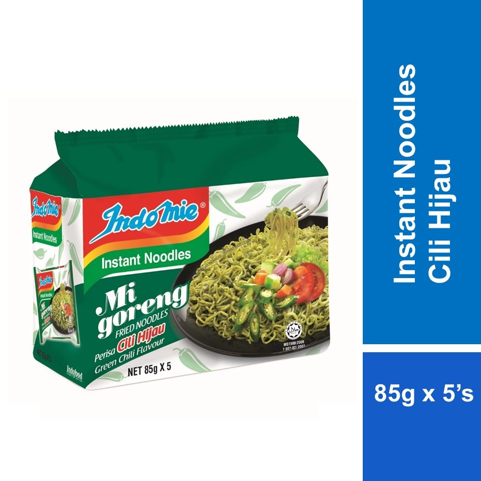 Indomie Mi Goreng Cili Hijau 85g x 5s | Shopee Malaysia