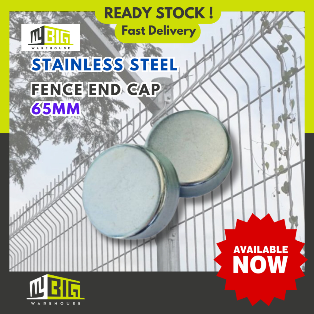 Stainless Steel Post End Cap Penutup Lubang Pipe Besi Garden Kebun ...