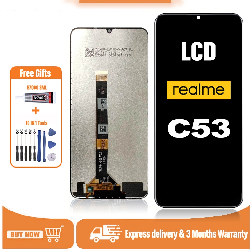 LCD REALME C53 Compatible For ORIGINAL LCD Skrin Touch Screen Replacement | Shopee Malaysia