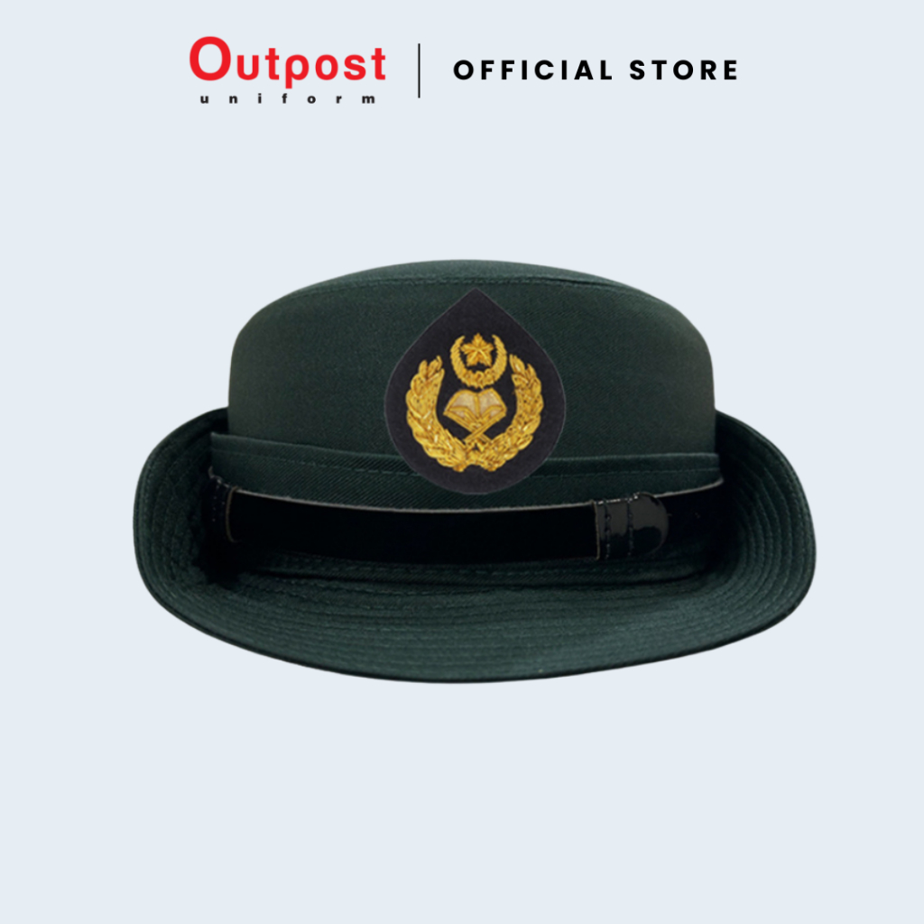 Outpost Bowler Hat With Badge / Topi pegawai bersama lencana Kadet ...