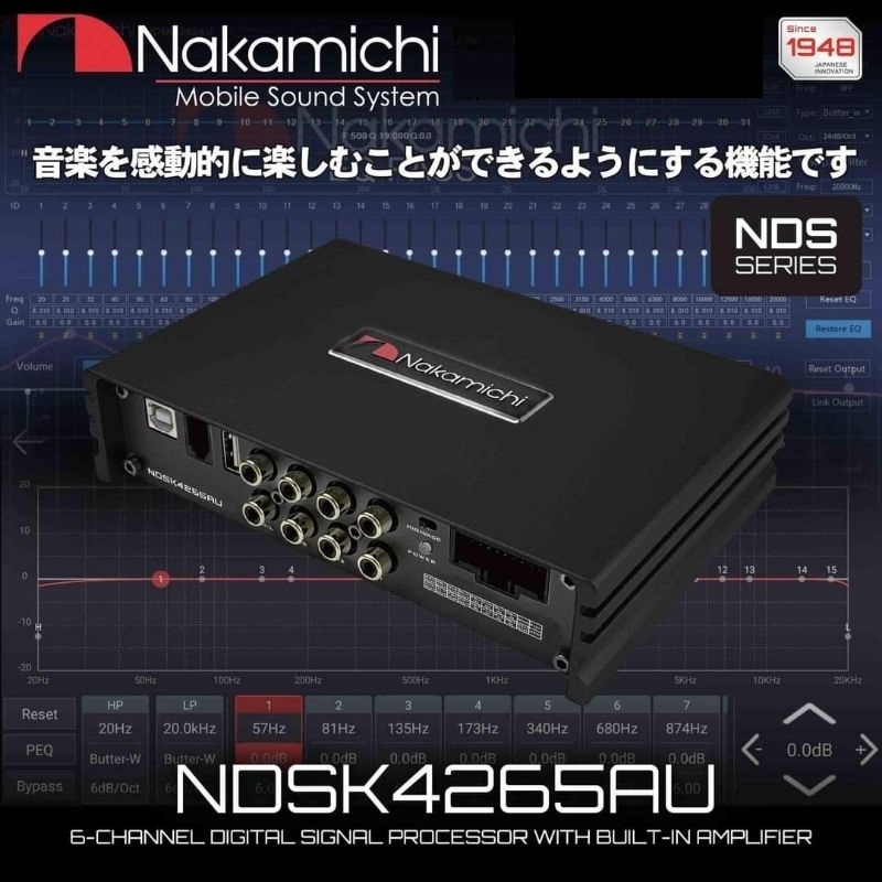 DSP NAKAMICHI NDSK4265AU.31EQ 8 CN(free dsp Plug& play socket.an.usb-nk) | Shopee Malaysia