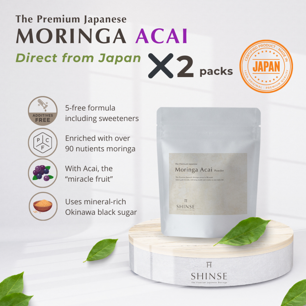 【Direct from Japan】2packs | SHINSE | Premium Japanese Moringa Acai ...