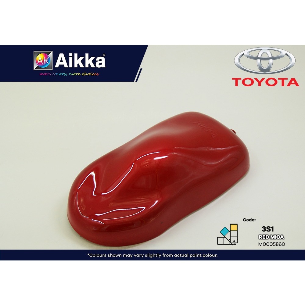 TOYOTA 3S1 RED MICA - AIKKA OEM FACTORY COLOUR | Shopee Malaysia