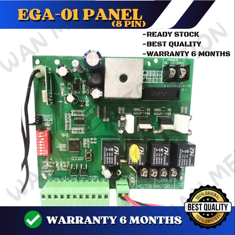 EGA-01(8 PIN) Autogate DC Swing Control Board PCB Panel | Shopee Malaysia